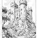 Whimsical Fairy Tale Castle Coloring Pages: 36 Magical Designs - Etsy