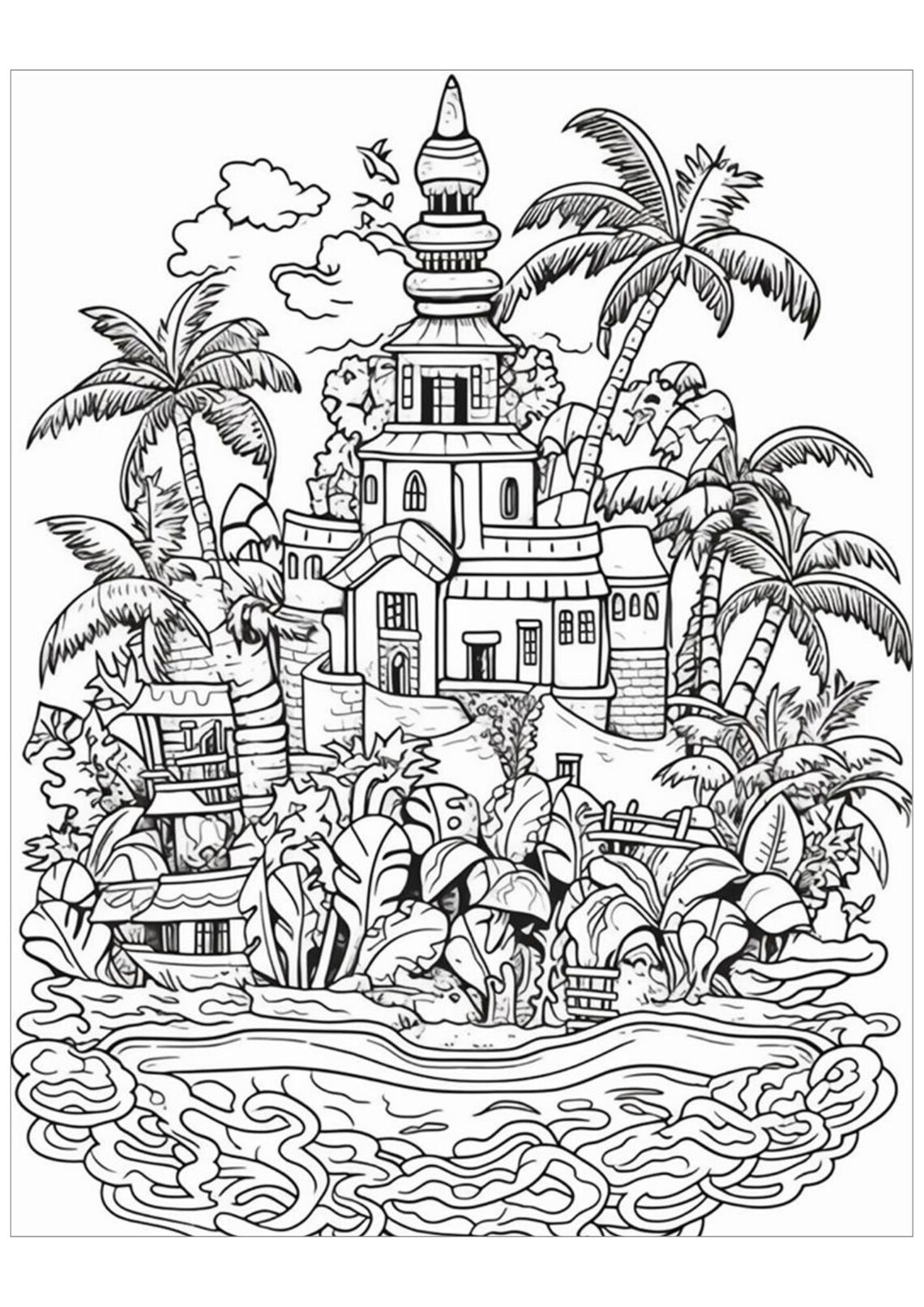 Cosmopolitan Coloring: Explore Urban Cityscapes for Adult Relaxation ...