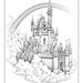 Whimsical Fairy Tale Castle Coloring Pages: 36 Magical Designs - Etsy