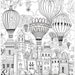 Cosmopolitan Coloring: Explore Urban Cityscapes for Adult Relaxation ...