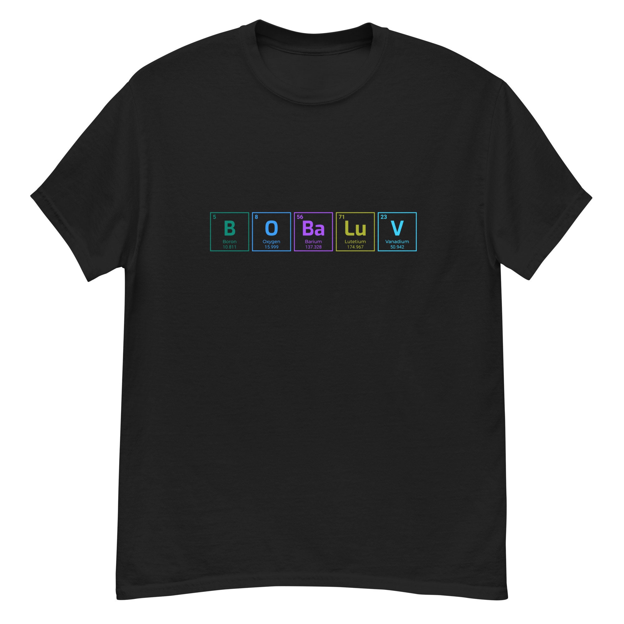 Boba Luv Periodic Table of Elements Adult T-shirt - Etsy