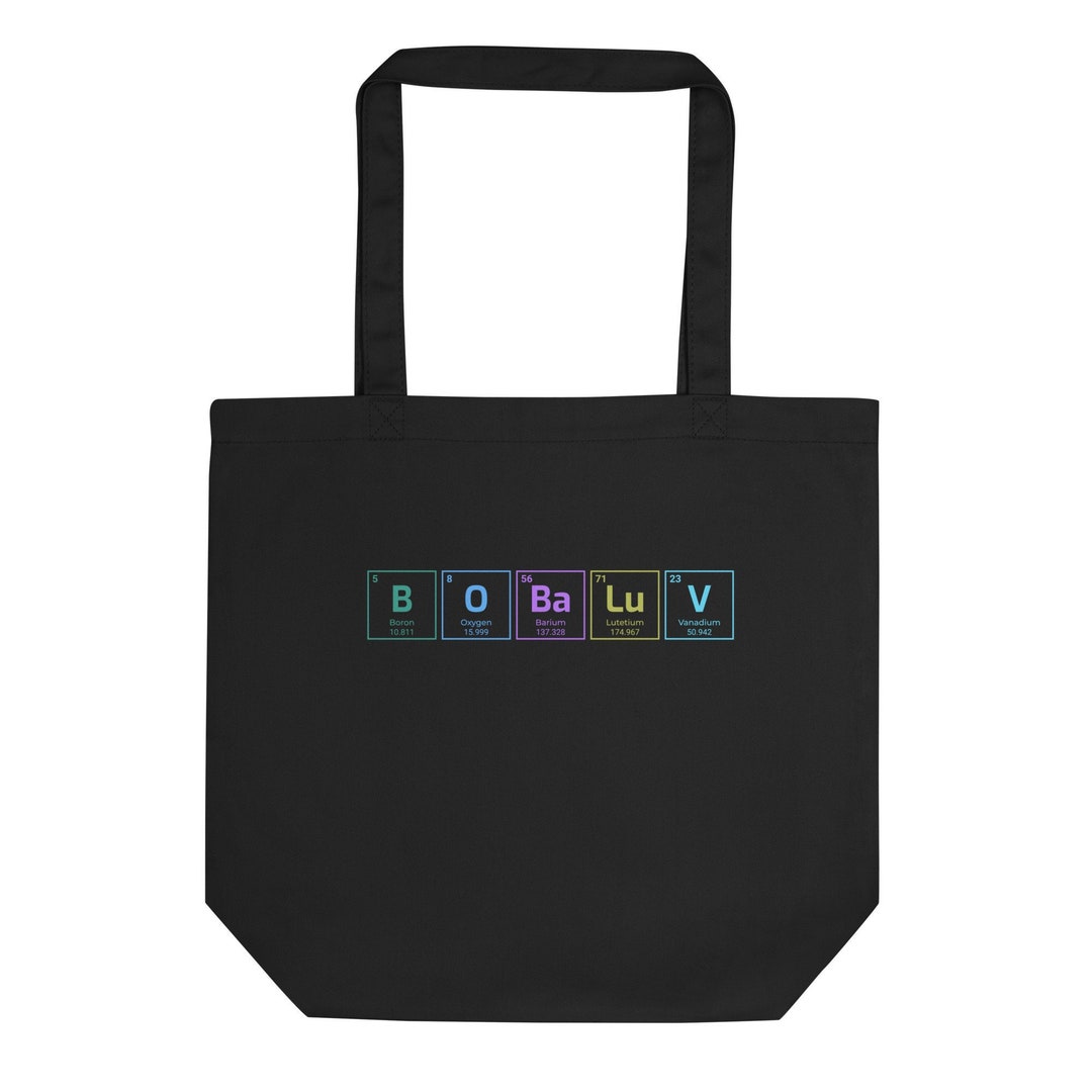 Boba Luv Periodic Table of Elements Eco Tote Bag - Etsy