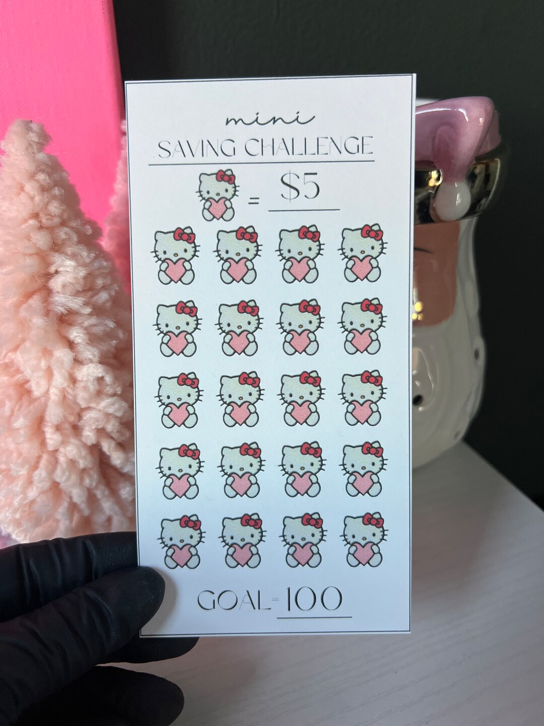 Mini Savings Challenge Hello Kitty Edition - Etsy