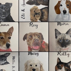 Custom Pet Painting | Memorabilia | Gift Acrylic Painting | Handmade ...