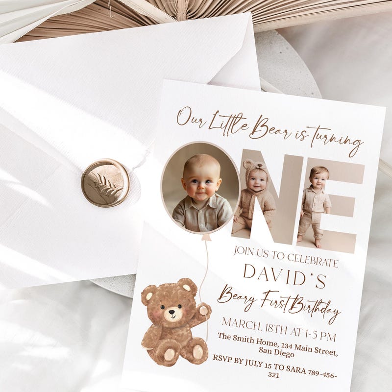 Bear Themed Party Hat - Etsy