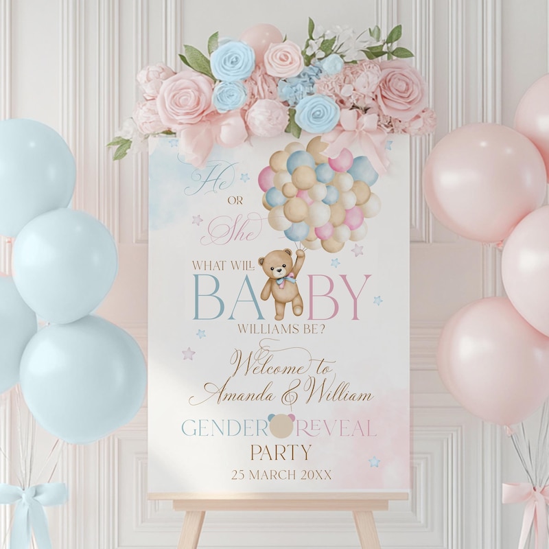 Balloon Theme Welcome Board - Etsy