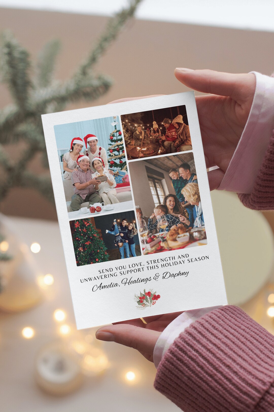 Christmas Card Digital Download Printable, Printable Christmas Card ...