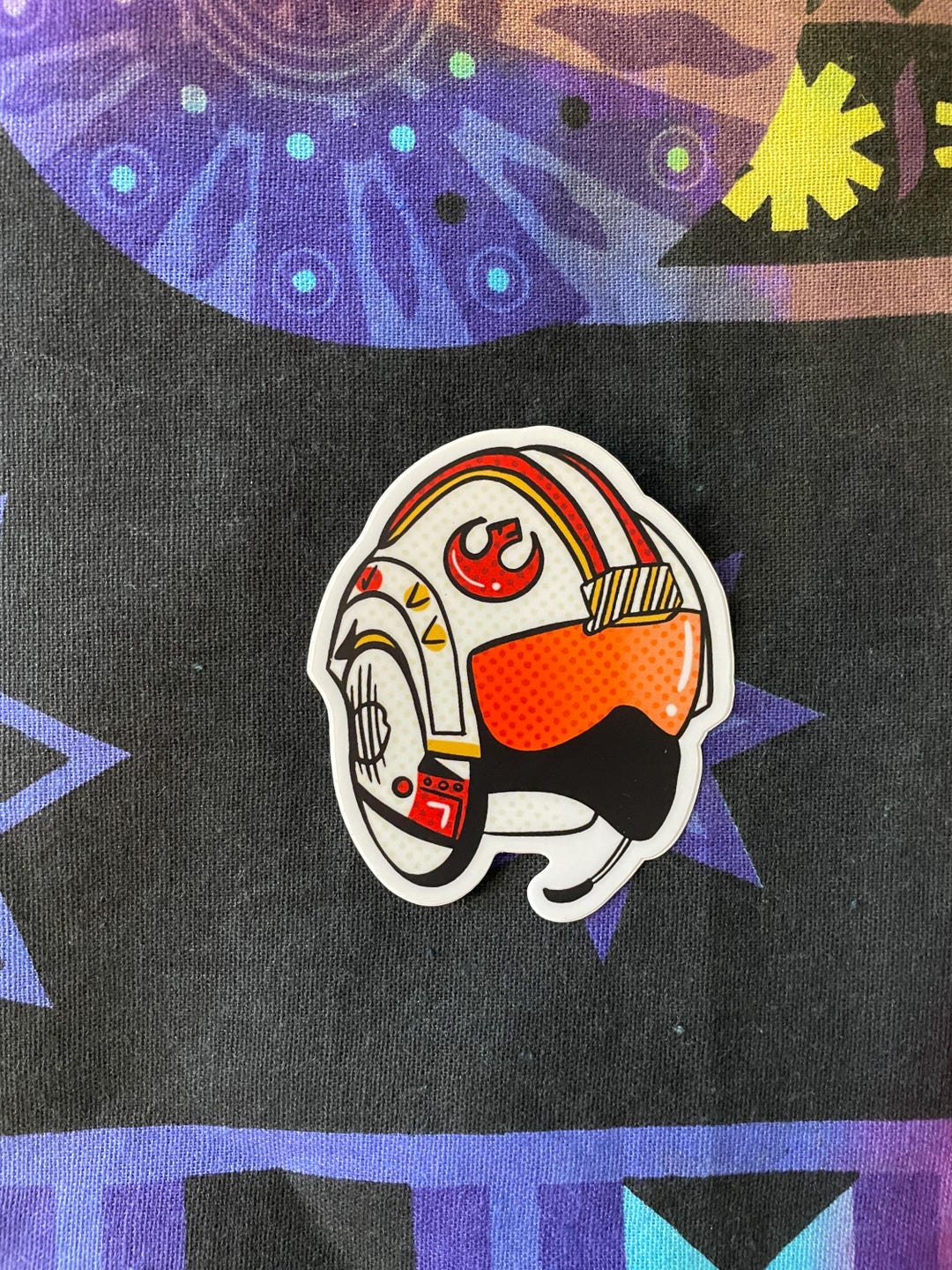 Luke Skywalker Helmet Sticker - Etsy