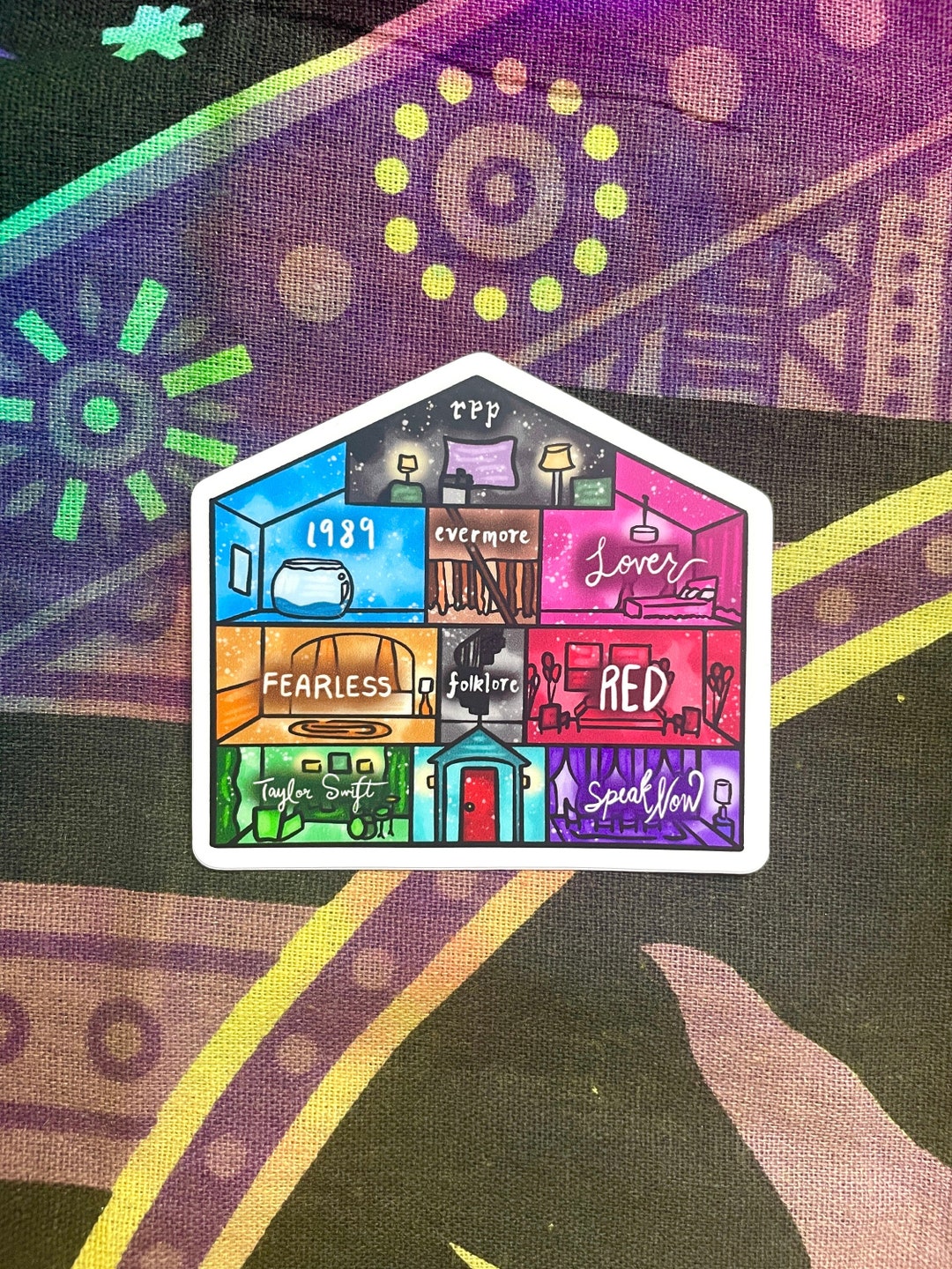 Taylor Swift Lover House Sticker - Etsy