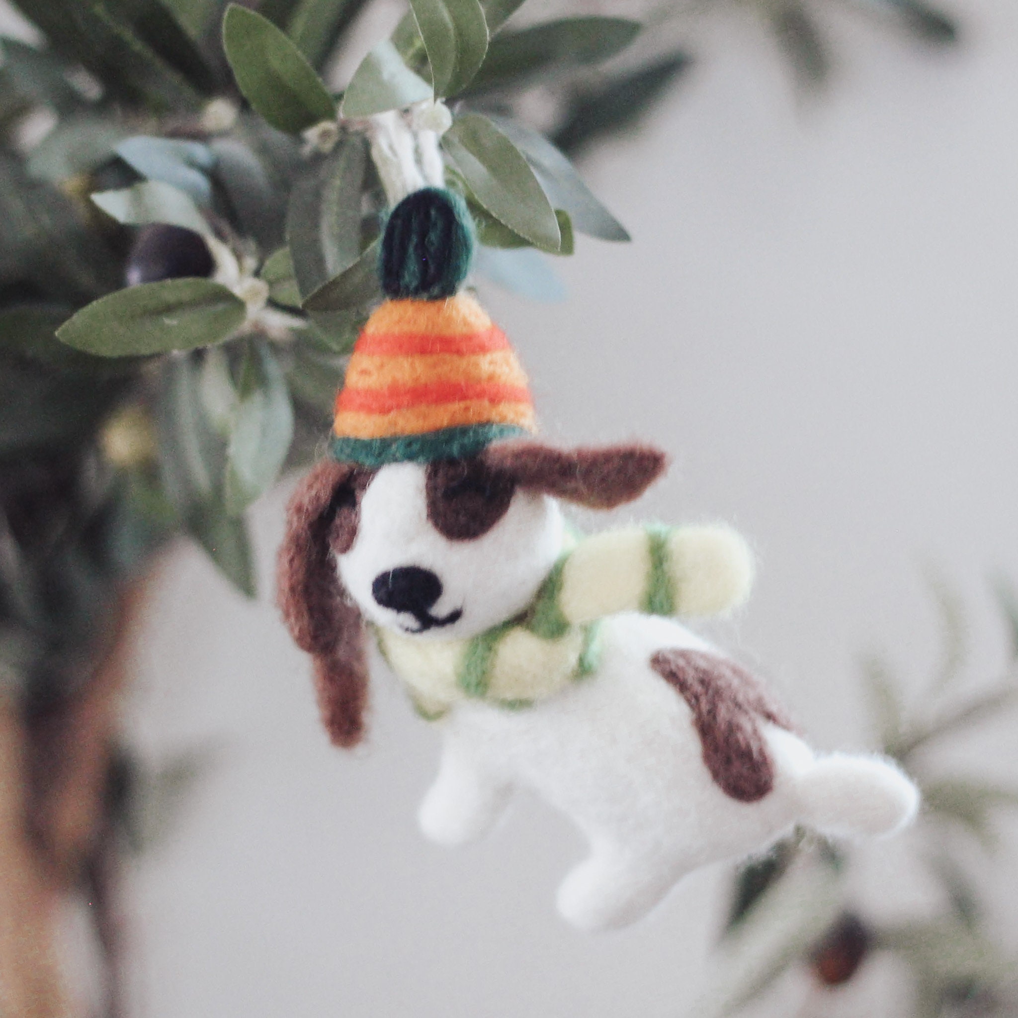 Cocker Spaniel Dog Ornament, Felt Ornament, Christmas Dog Ornament ...