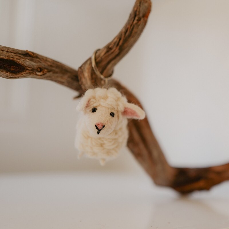 Sheep Keychains - Etsy