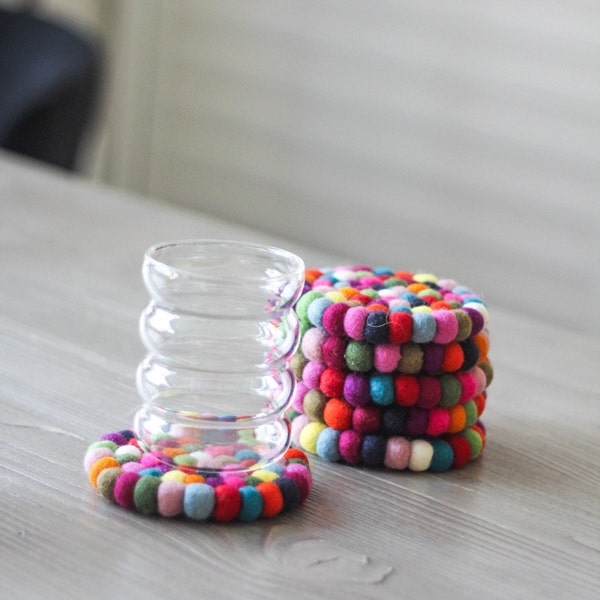 Felt Coasters - Etsy