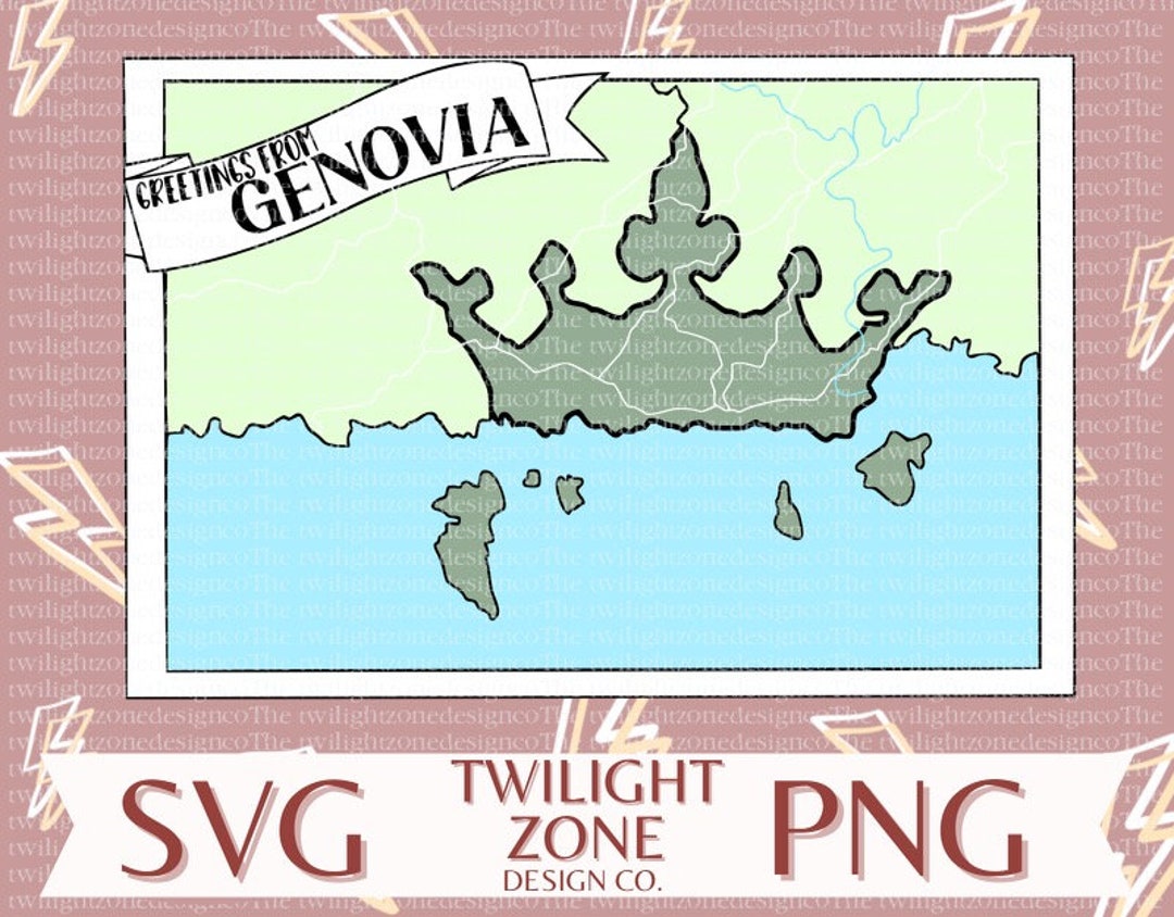 Greetings From Genovia SVG | Easy Cut File for Cricut, Layered by ...