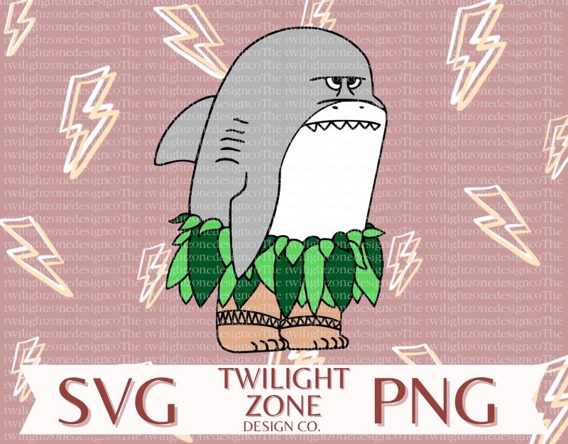 Shark Maui SVG Easy Cut File for Cricut Layered by Colour. - Etsy