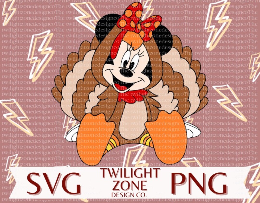 Turkey Girl Mouse SVG | Easy Cut File for Cricut, Layered by Colour ...