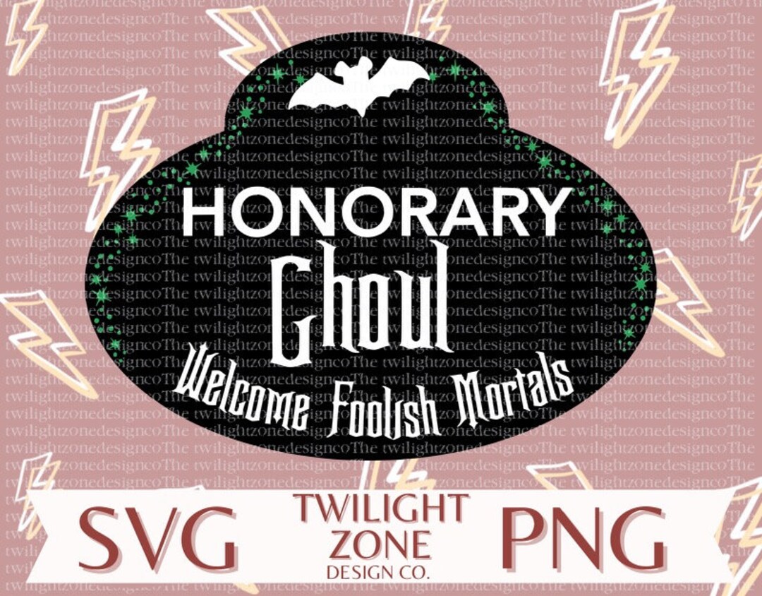 Honorary Ghoul SVG | Easy Cut File for Cricut, Layered by Colour. PNG ...