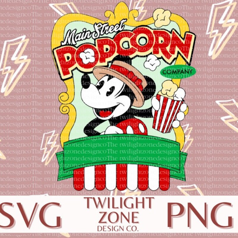 Mickey Popcorn - Etsy