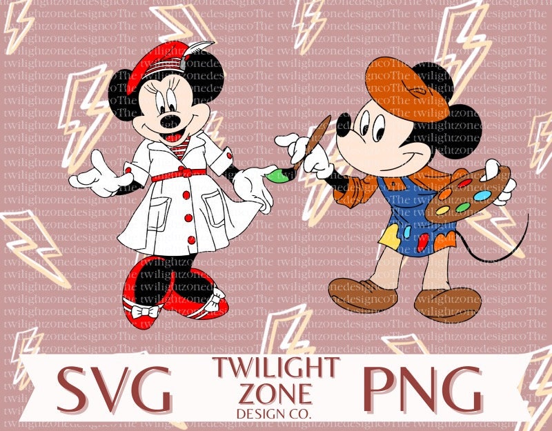 Rivera Mice SVG Easy Cut File for Cricut Layered by Colour. - Etsy