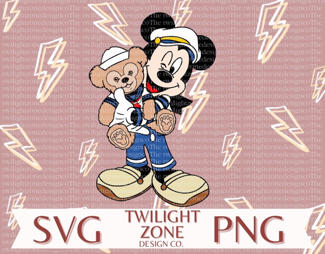 Sailor Mouse SVG Easy Cut File for Cricut, Layered by Colour. PNG ...