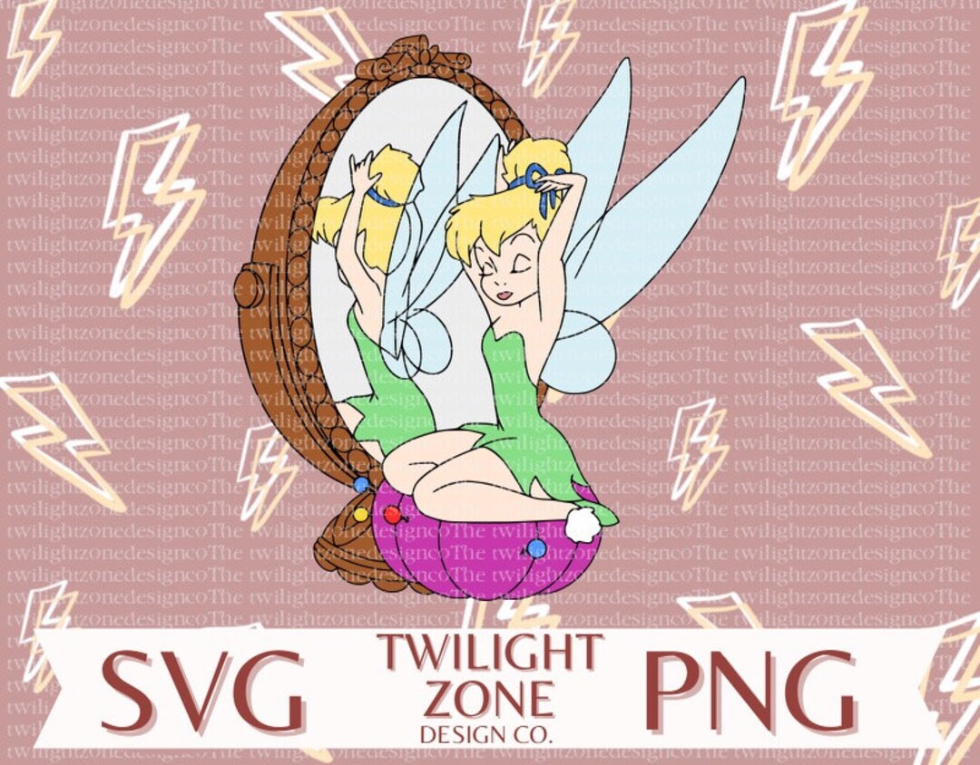 Pixie Mirror SVG | Easy Cut File for Cricut, Layered by Colour. PNG ...