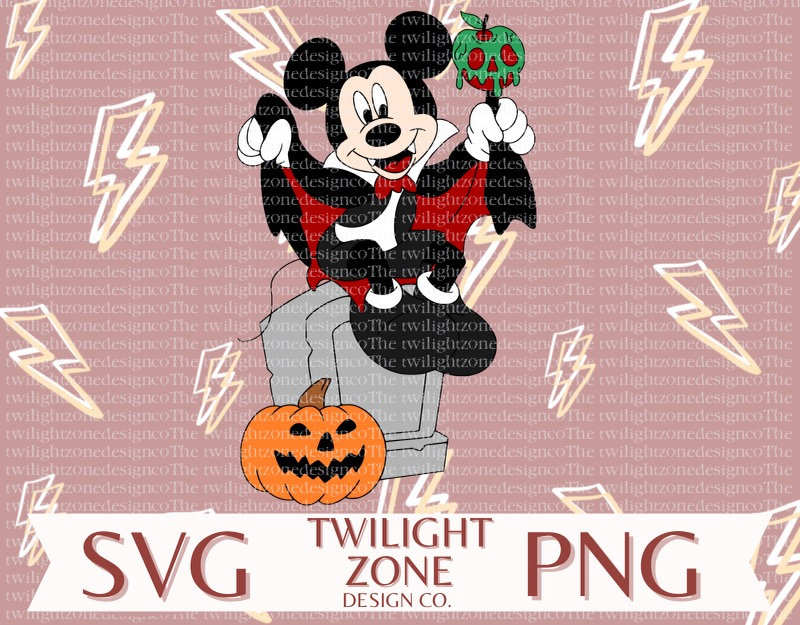 Vampire Mouse SVG Easy Cut File for Cricut, Layered by Colour. PNG ...