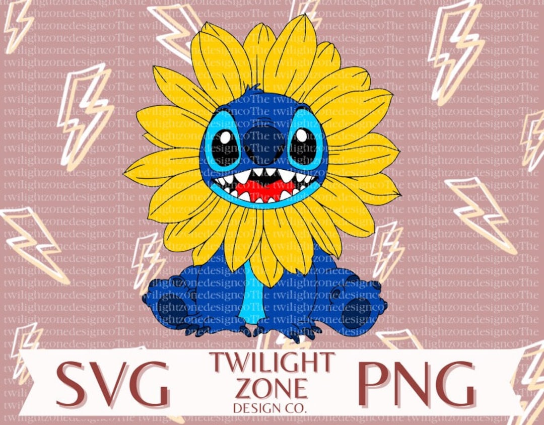 Sunflower Alien SVG | Easy Cut File for Cricut, Layered by Colour. PNG ...
