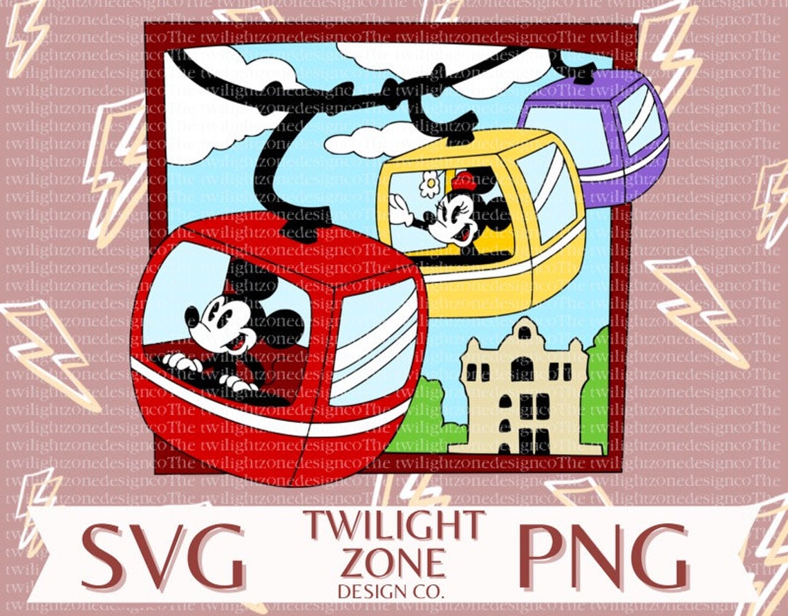 Skyliner SVG Easy Cut File for Cricut, Layered by Colour. PNG Colour ...