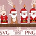 Hidden Santa SVG | Easy Cut File for Cricut, Layered by Colour. PNG ...