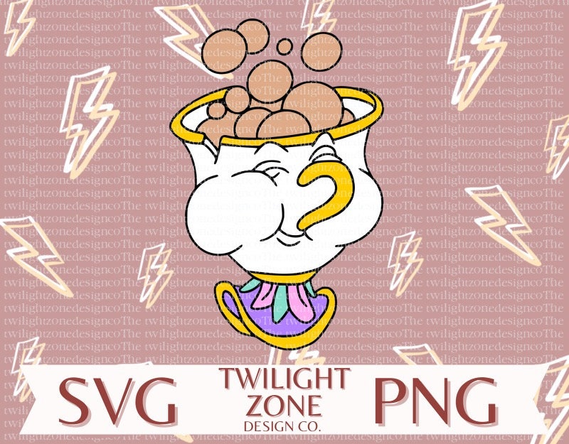 Teacup SVG | Easy Cut File for Cricut, Layered by Colour. PNG | Colour ...