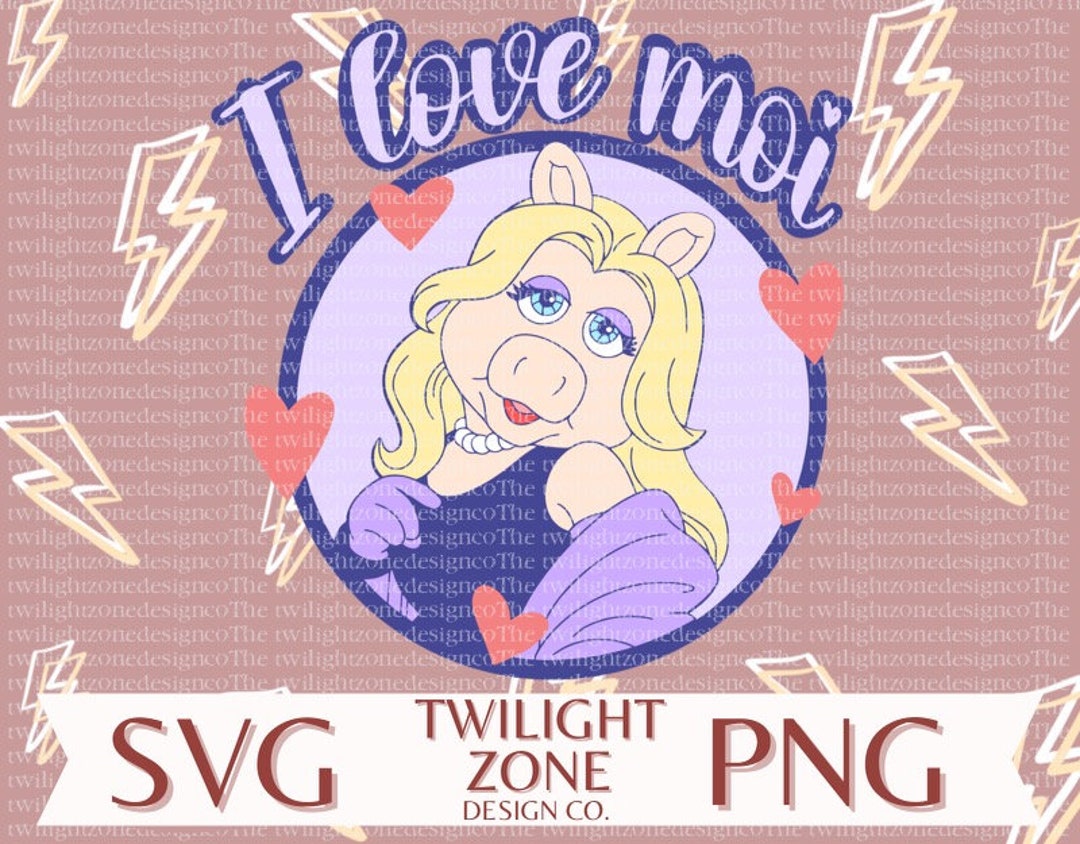 I Love Moi SVG | Easy Cut File for Cricut, Layered by Colour. PNG ...