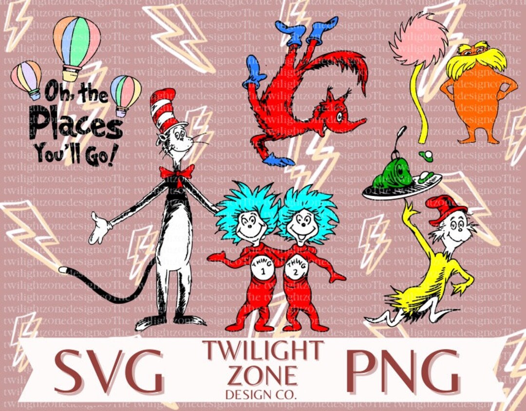 Book Characters SVG Easy Cut File for Cricut, Layered by Colour. PNG ...