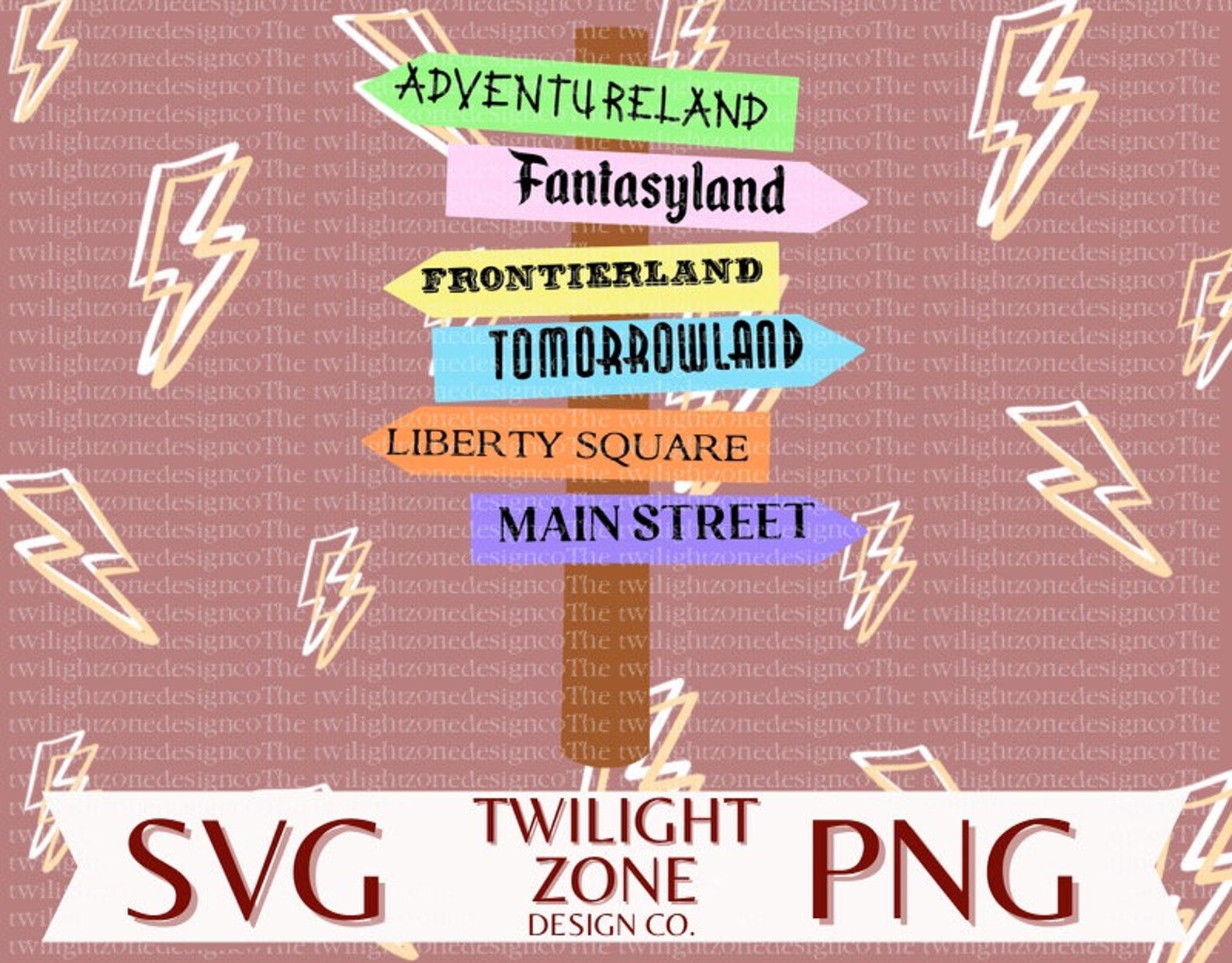 Lands Sign Post SVG Easy Cut File for Cricut Layered by - Etsy