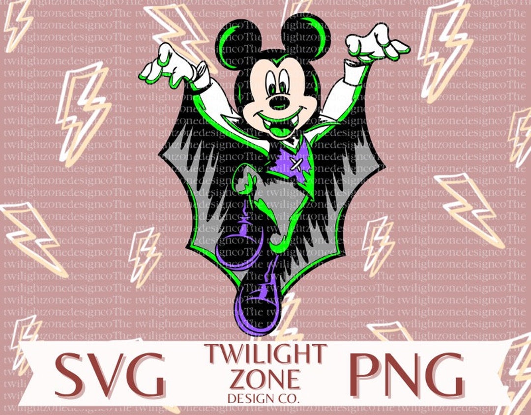 Vampire Mouse SVG Easy Cut File for Cricut, Layered by Colour. PNG ...
