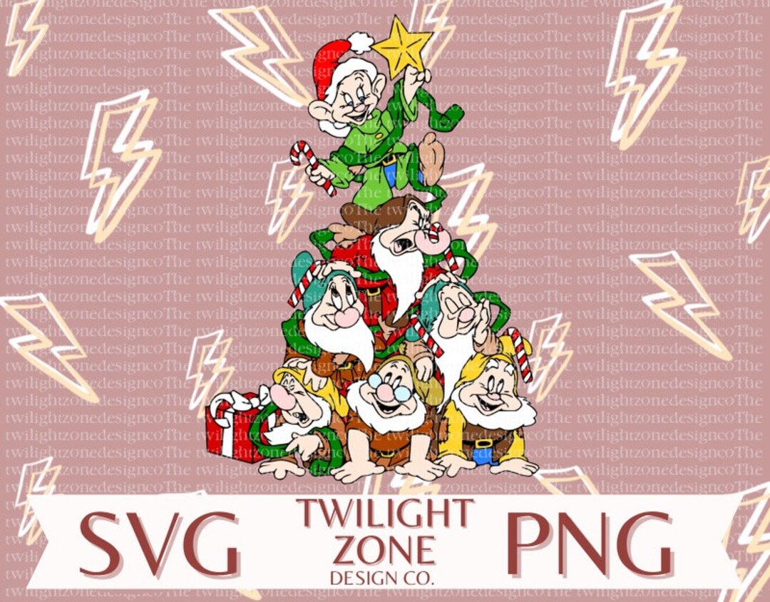 Xmas Dwarfs SVG | Easy Cut File for Cricut, Layered by Colour. PNG ...