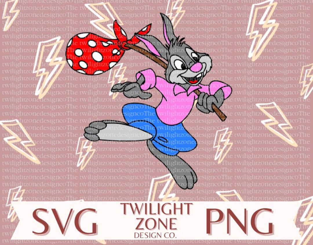 Brer Rabbit SVG Easy Cut File for Cricut, Layered by Colour. PNG Colour ...