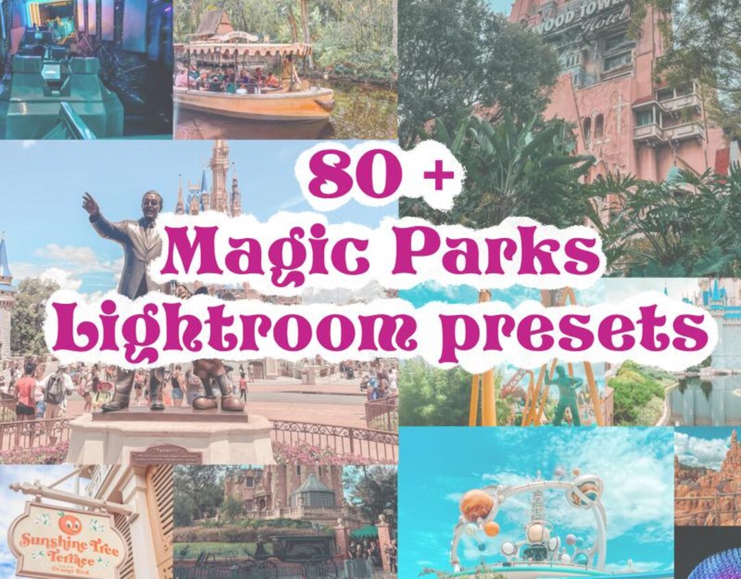 80+ Magic Parks Presets - Mobile Presets - Photography Filters - Photo ...