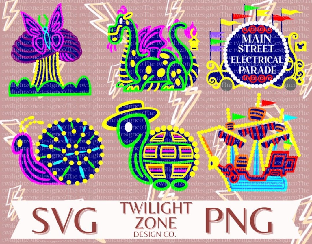 Main Street Electrical Parade SVG | Easy Cut File for Cricut, Layered ...