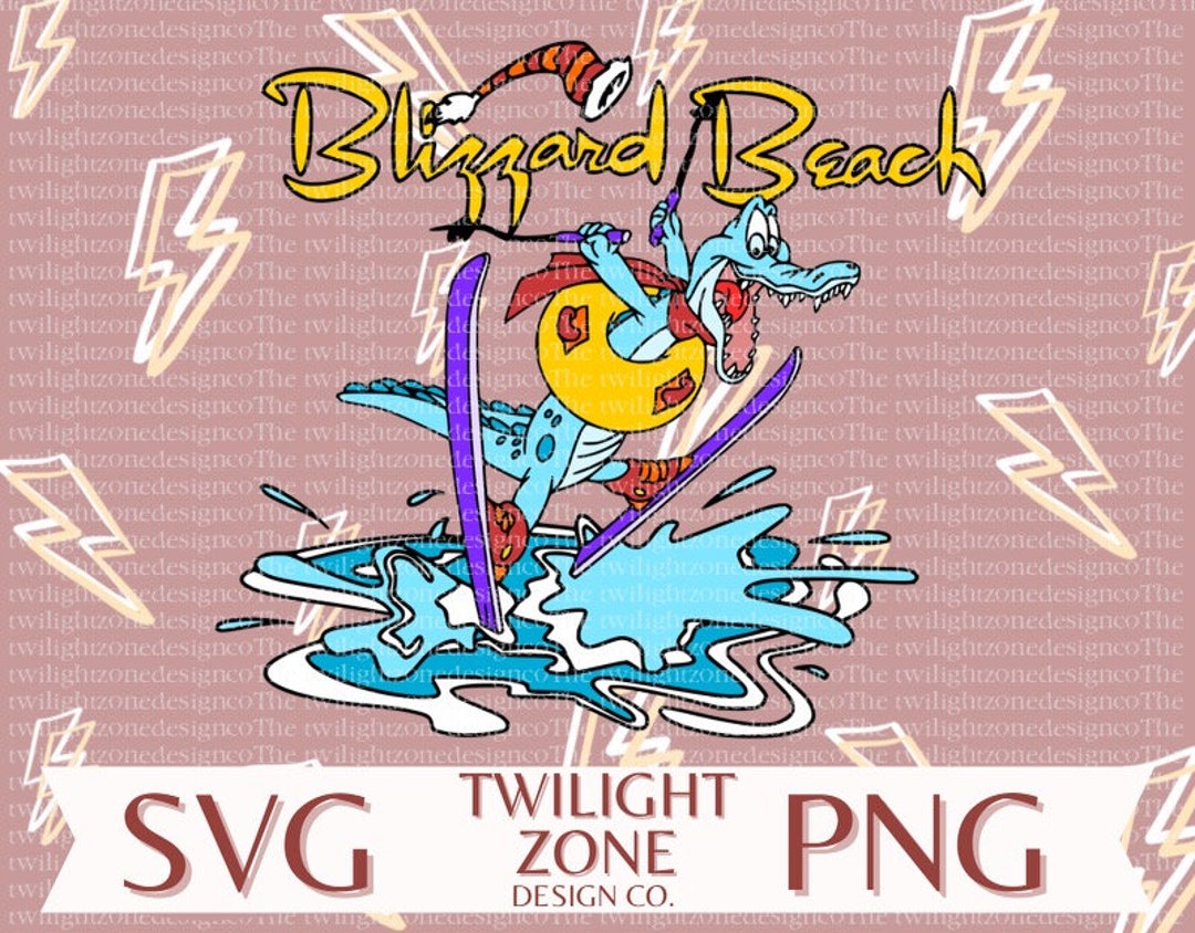 Blizzard Beach SVG | Easy Cut File for Cricut, Layered by Colour. PNG ...