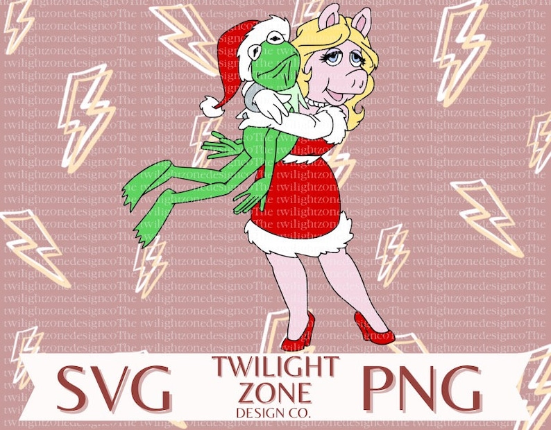 Merry Muppets SVG Easy Cut File for Cricut, Layered by Colour. PNG ...