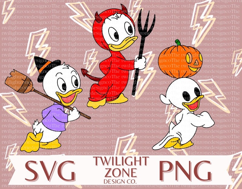 Halloween Ducks SVG Easy Cut File for Cricut, Layered by Colour. PNG ...