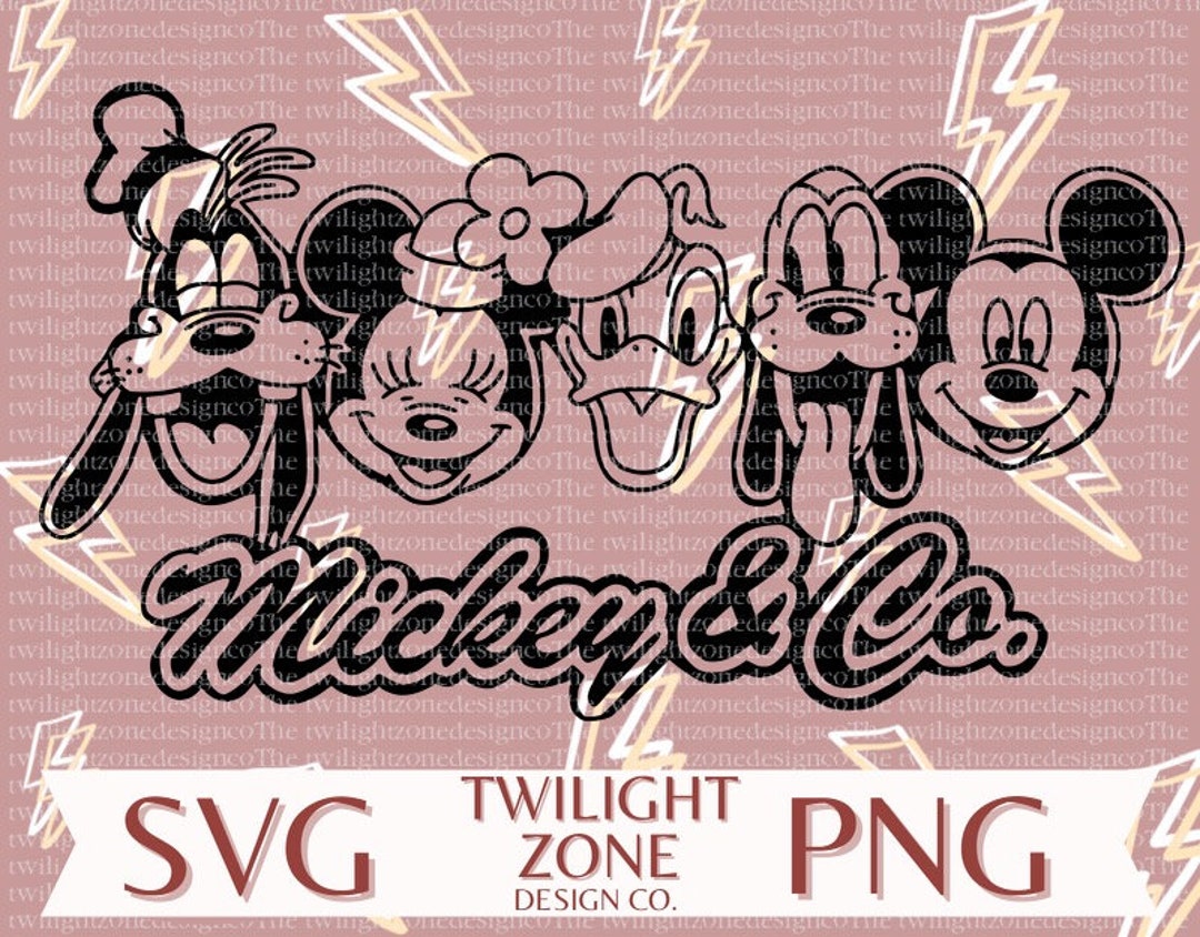 Mouse and Co SVG Easy Cut File for Cricut, Layered by Colour PNG Colour ...