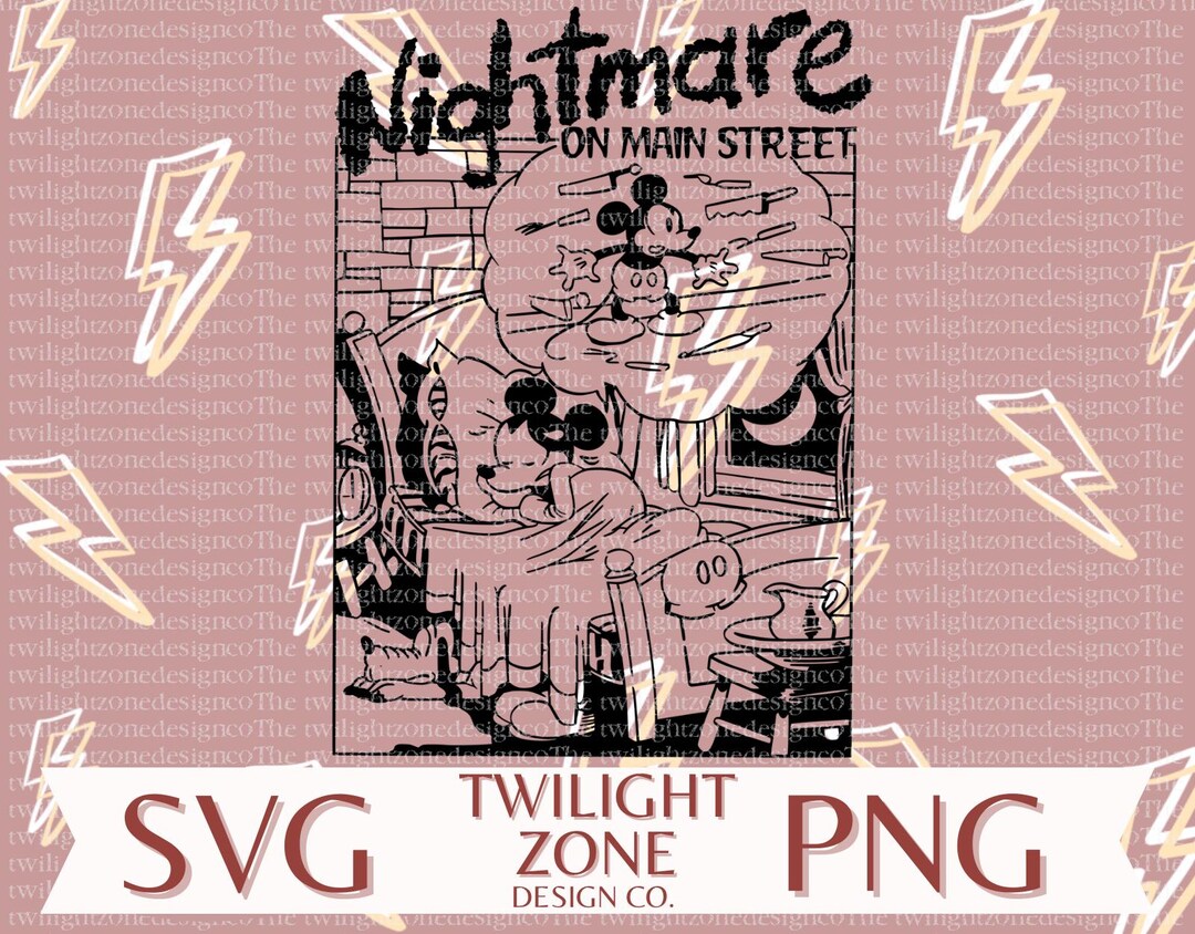 Nightmare on Main SVG | Easy Cut File for Cricut, Layered by Colour ...