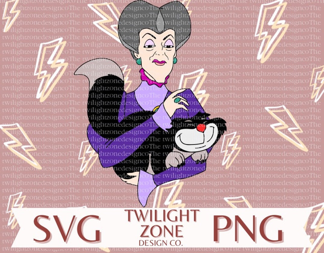 Lucifer and Lady Tremaine SVG | Easy Cut File for Cricut, Layered by ...