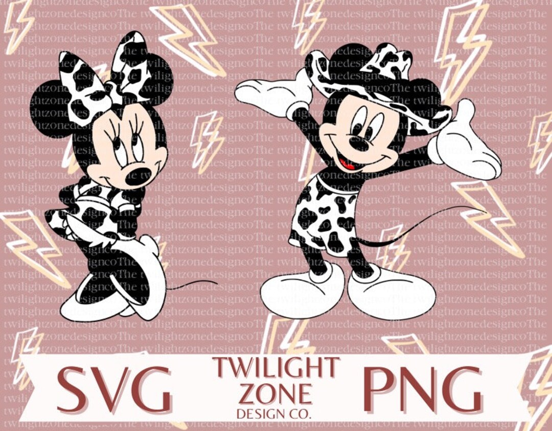 Cow Print Mice SVG | Easy Cut File for Cricut, Layered by Colour. PNG ...