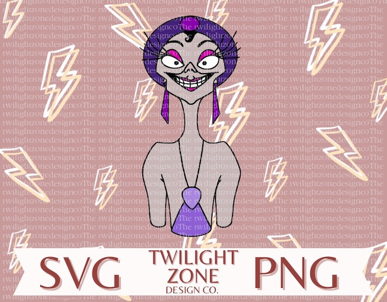 Yzma SVG | Easy Cut File for Cricut, Layered by Colour. PNG | Colour ...