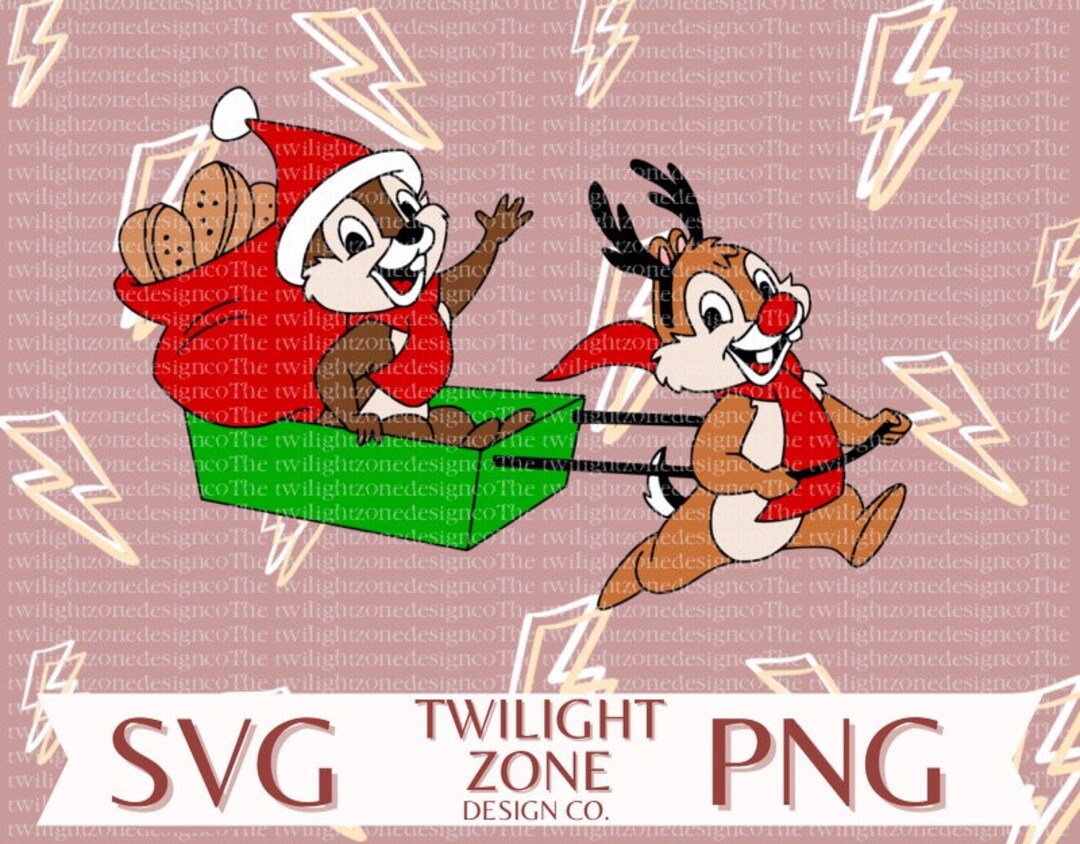 Cheery Chipmunks SVG | Easy Cut File for Cricut, Layered by Colour. PNG ...