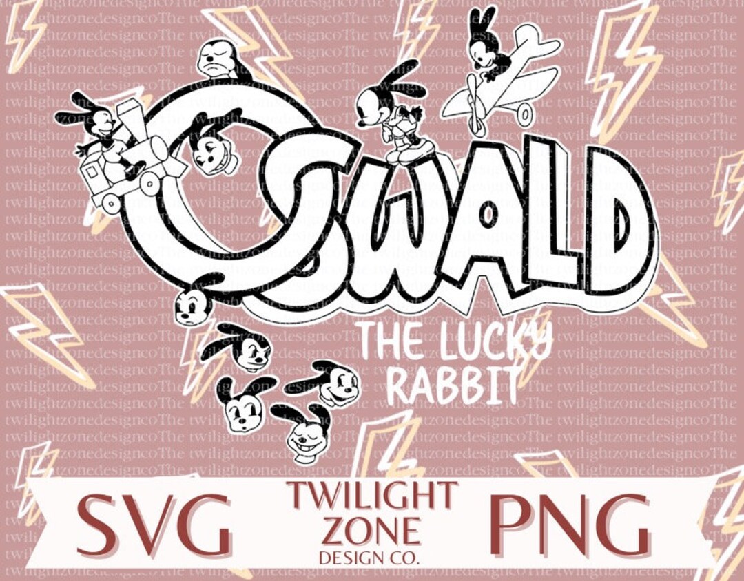 Oswald SVG | Easy Cut File for Cricut, Layered by Colour. PNG | Colour ...