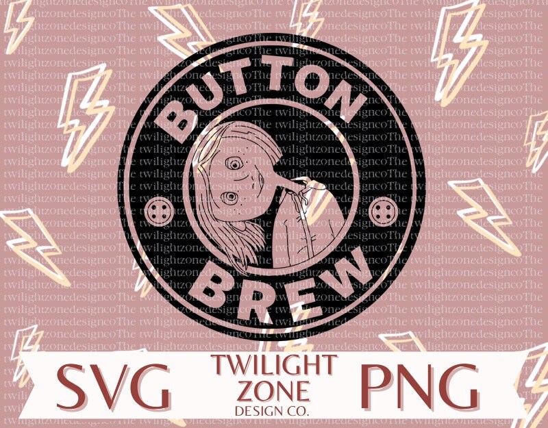 Button Brew SVG | Easy Cut File for Cricut, Layered by Colour. PNG ...