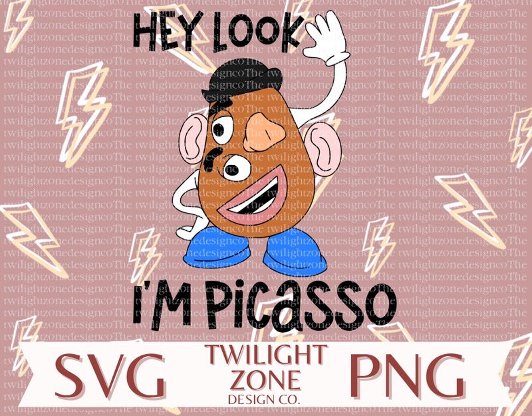 Picasso SVG | Easy Cut File for Cricut, Layered by Colour. PNG | Colour ...