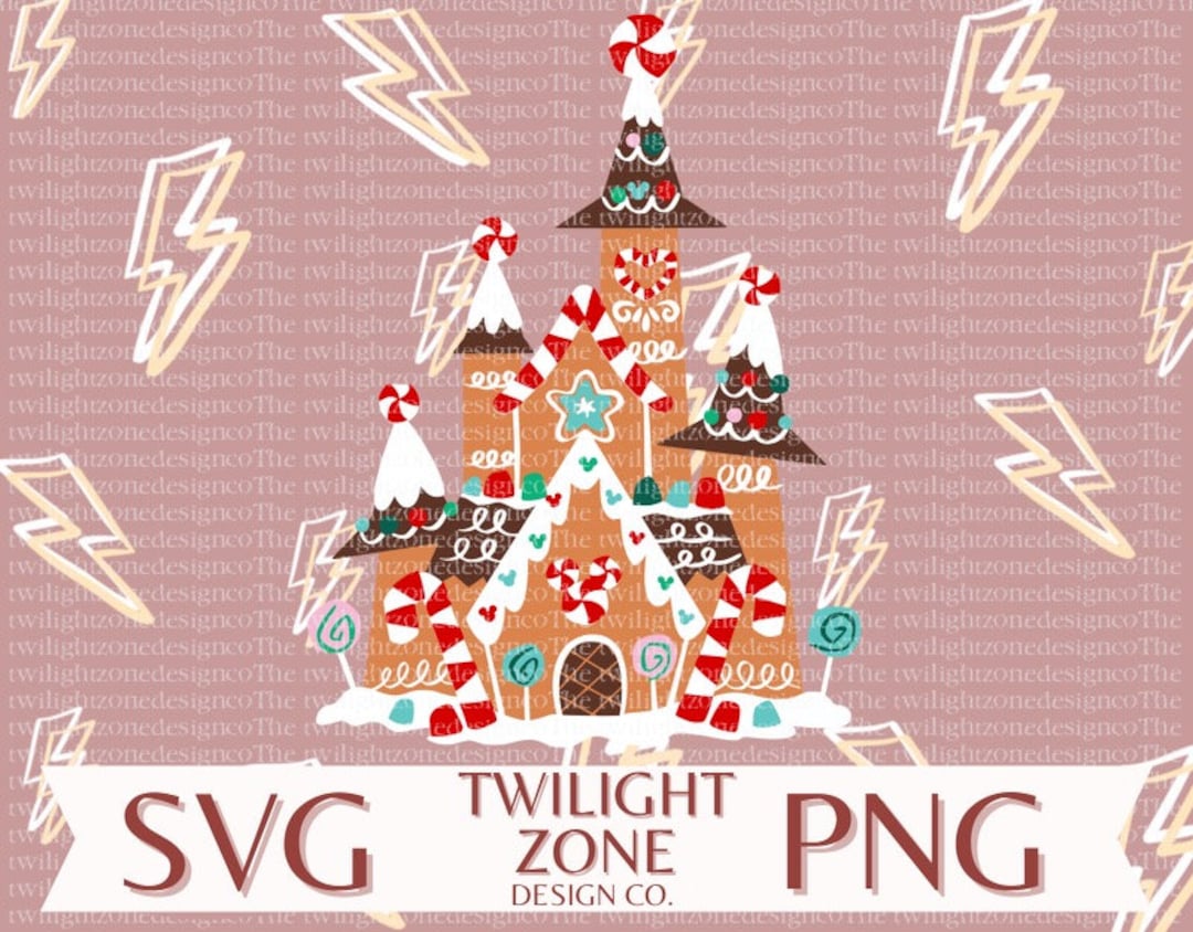 Candy Castle SVG | Easy Cut File for Cricut, Layered by Colour. PNG ...